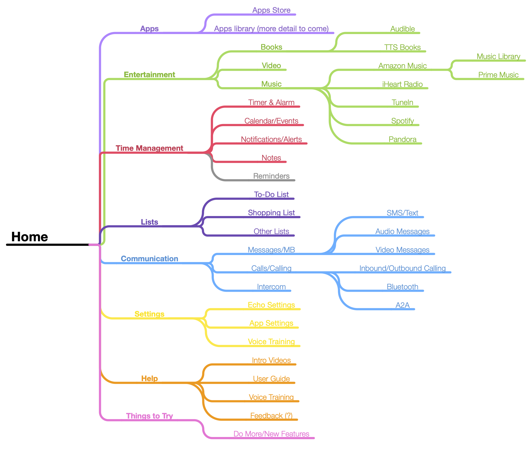 Echo Companion App Motion Study | whit at work + play